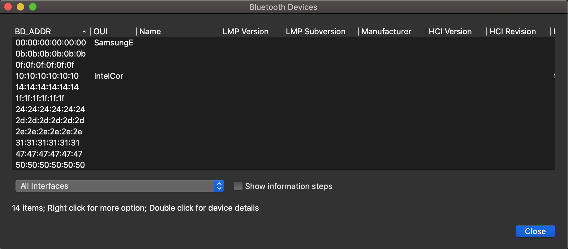 10.3. Bluetooth Devices